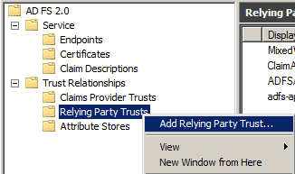 Creating a Test Relying Party and Test ClaimsApp in ADFS – SILK SPUN